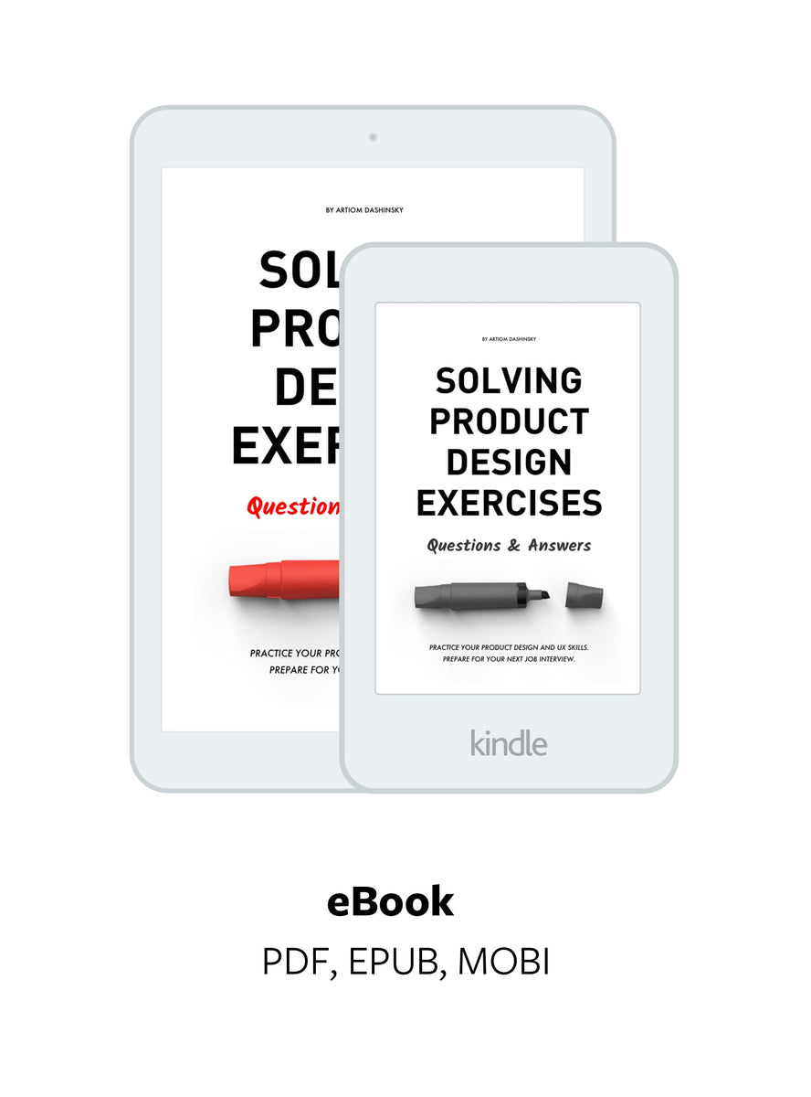 Full package "Solving Product Design Exercises" – Books by Artiom Dashinsky